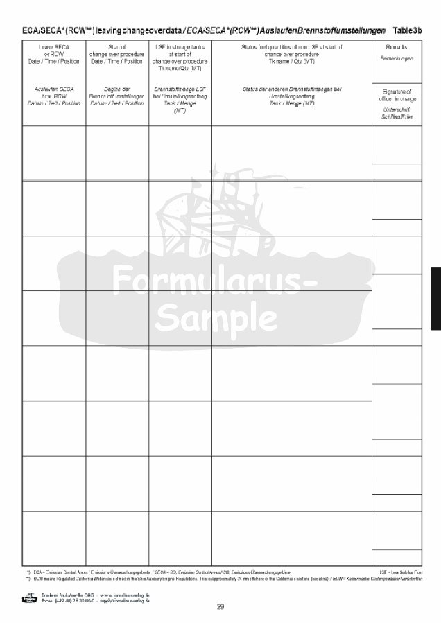 Webshop Datema Nautical Safety. Bunker Sample and SECA Fuel Change-Over Record Book